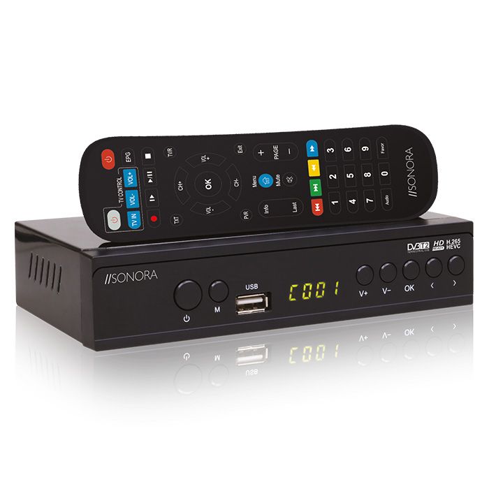 SONORA DVB-T2 H265 Επίγειος ψηφιακός δέκτης MPEG-4 / H.265 / FULL HD ...