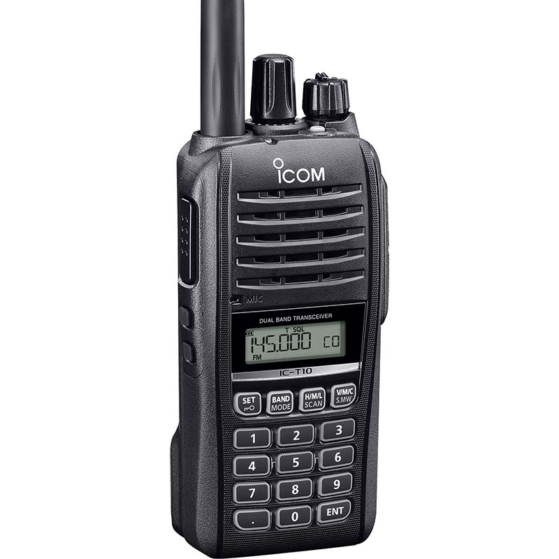Icom IC-T10E Πομποδέκτης UHF/VHF Ασύρματος πομποδέκτης V/U ισχύος 5 ...